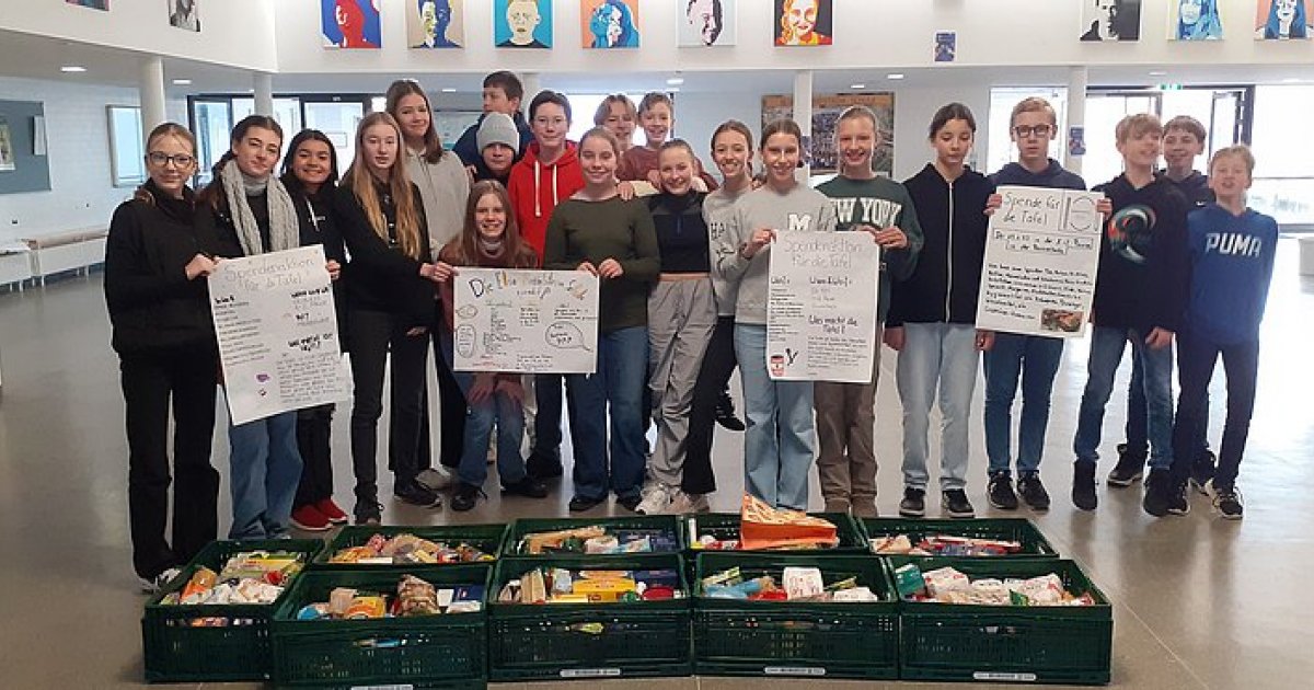 Spendenaktion des Religionskurses Jahrgang 7 an die Hannöversche Tafel ... Spendenaktion des Religionskurses Jahrgang 7 an die Hannöversche Tafel ...